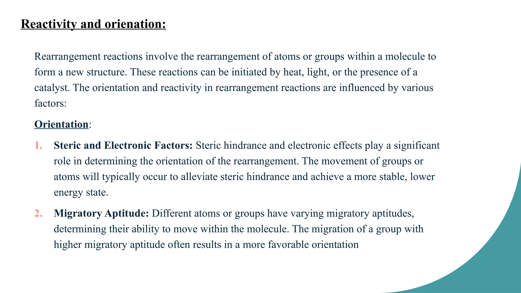 Types of reaction and reaction mechanism | PPTX
