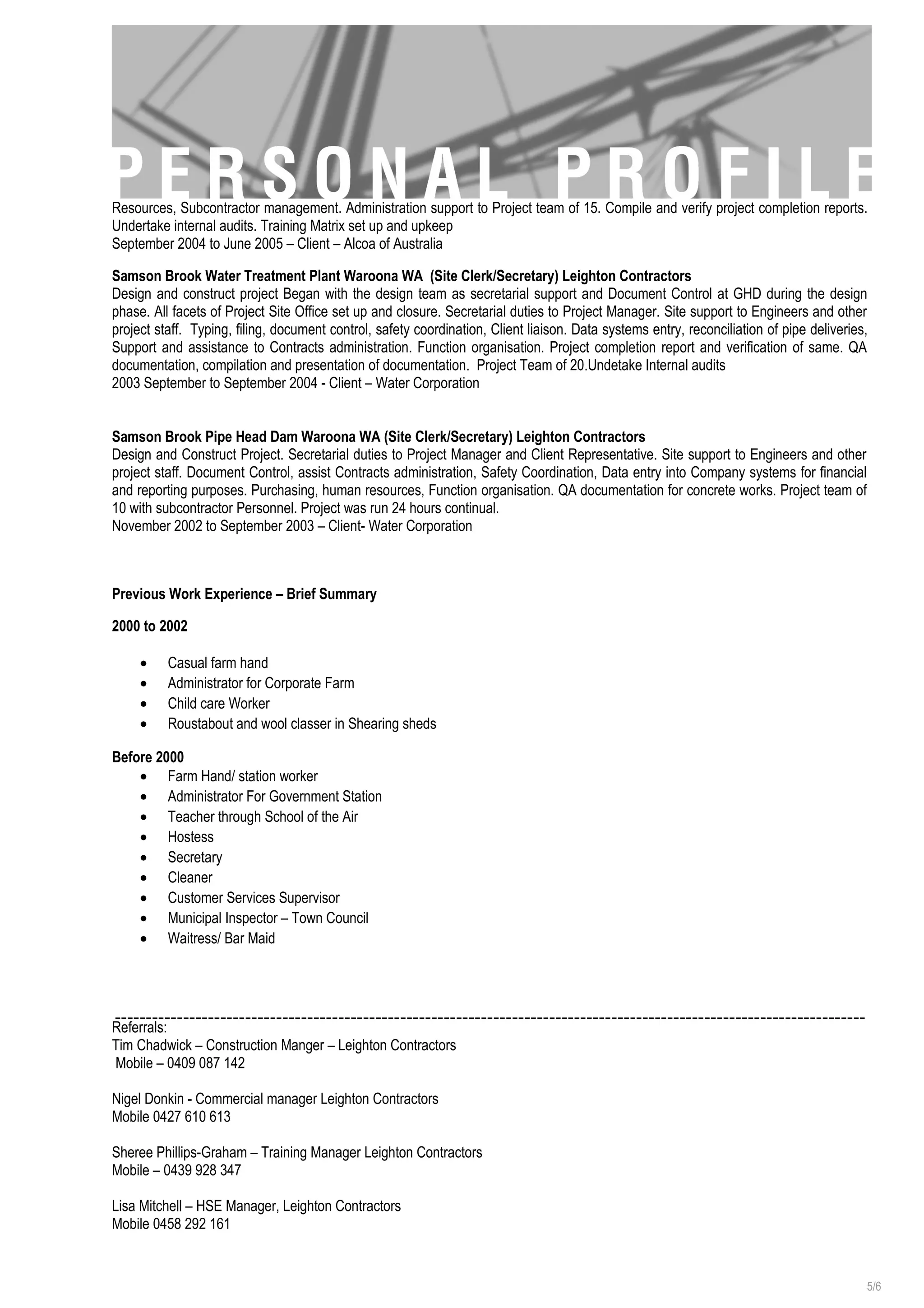 Shirlene Morris CV | DOC