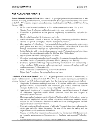 DSchwartz CV 2016 | PDF