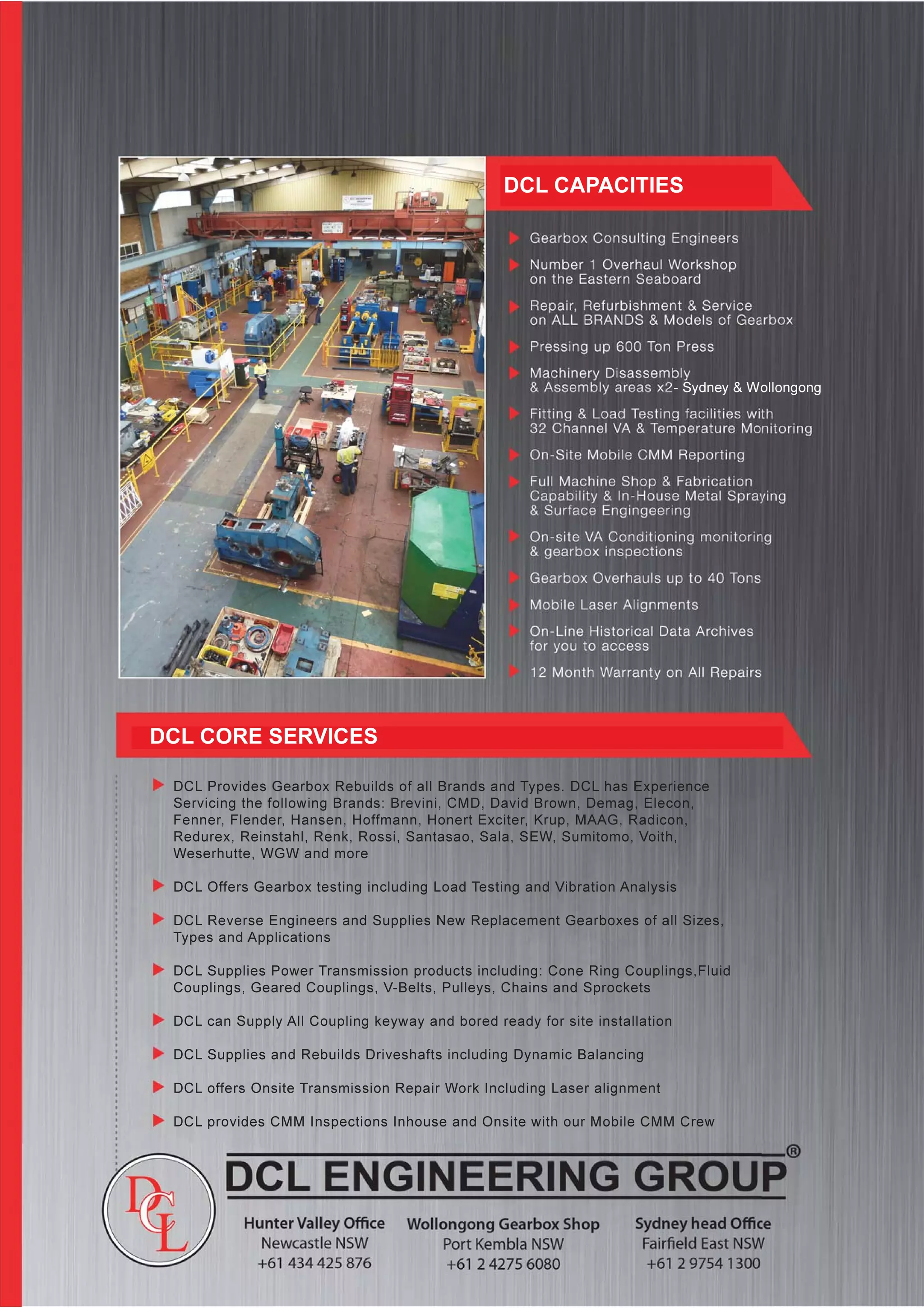 DCL 2015 Capacities Brochure | PDF