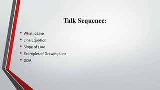 Dda line algorithm presentatiion | PPTX | Computing | Technology ...