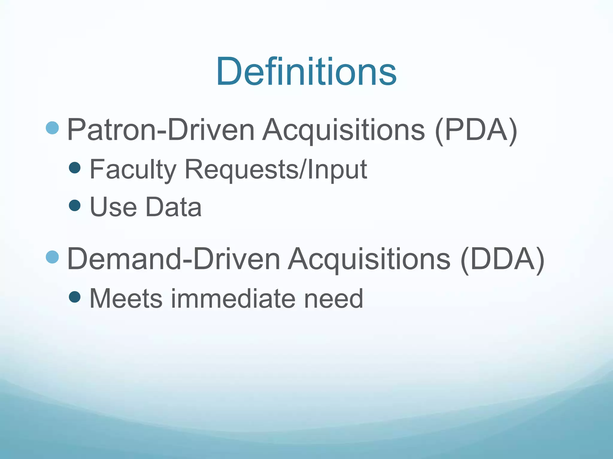 Demand-Driven Acquisition: Minor Shift or Fundamental change | PPTX