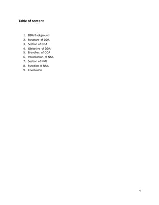 A Report on Department of Drug Administration and National Medicine ...