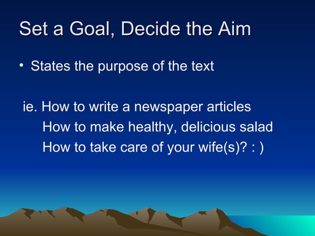 Writing a Procedure Text | PPT