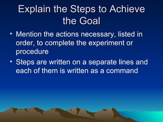 Writing a Procedure Text | PPT