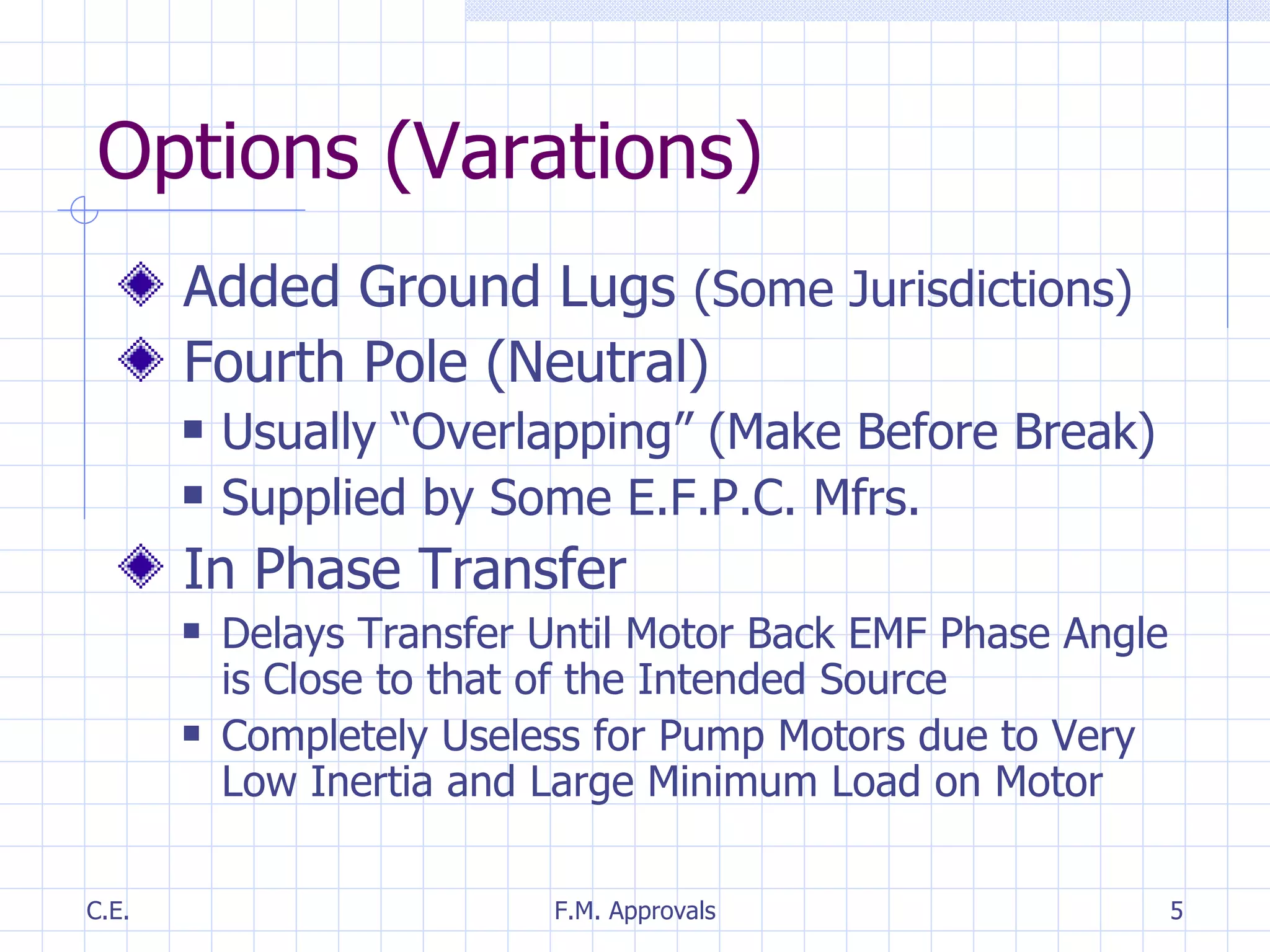 Fire Pump Transfer Switch Basics | PPT