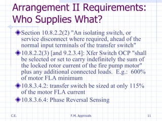 Fire Pump Transfer Switch Basics | PPT | Automotive