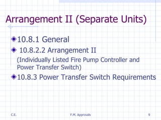 Fire Pump Transfer Switch Basics | PPT | Automotive