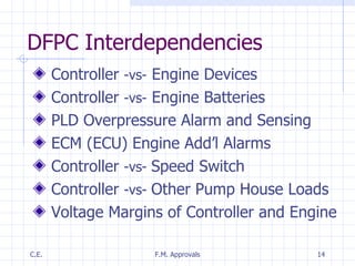 Fire Pump Controller Interactive Parameters | PPT