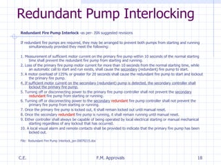 Fire Pump Controller Interactive Parameters | PPT