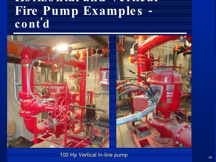 Fire Pump System Pressure Control