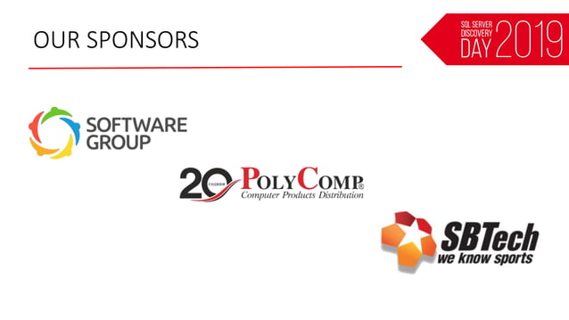 Discovery Day 2019 Sofia - What is new in SQL Server 2019 | PPT