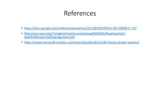 Data Stream Management | PPTX