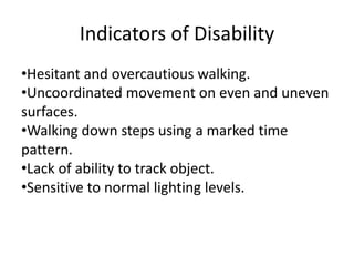 Visual Impairment and Motor Development | PPTX