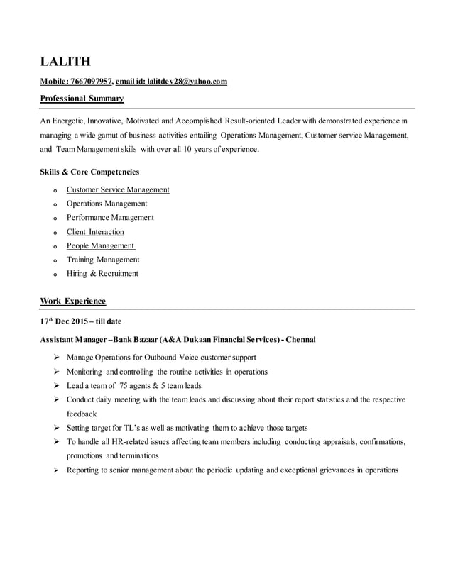 Lalit CV | PDF