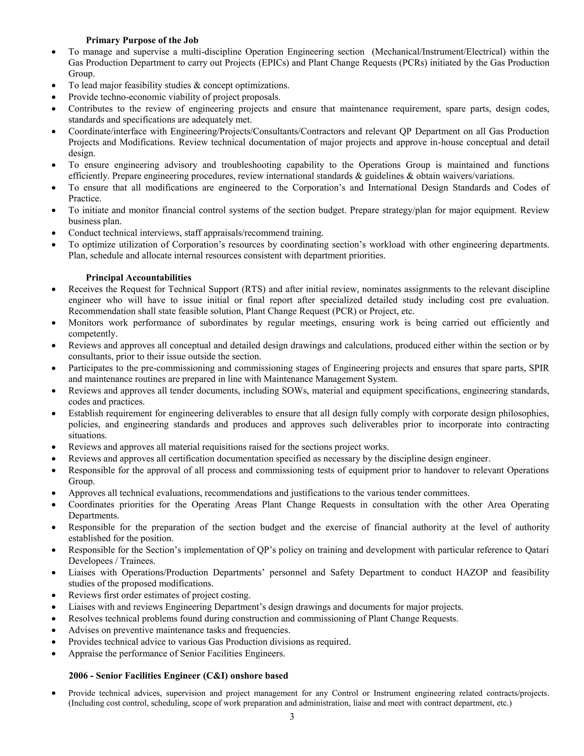 RAOUF CURRICULUM VITAE 2016 Oil & Gas | PDF