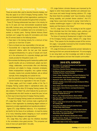 2015-Emerging-Training-Leaders | PDF | Business Administration | Business