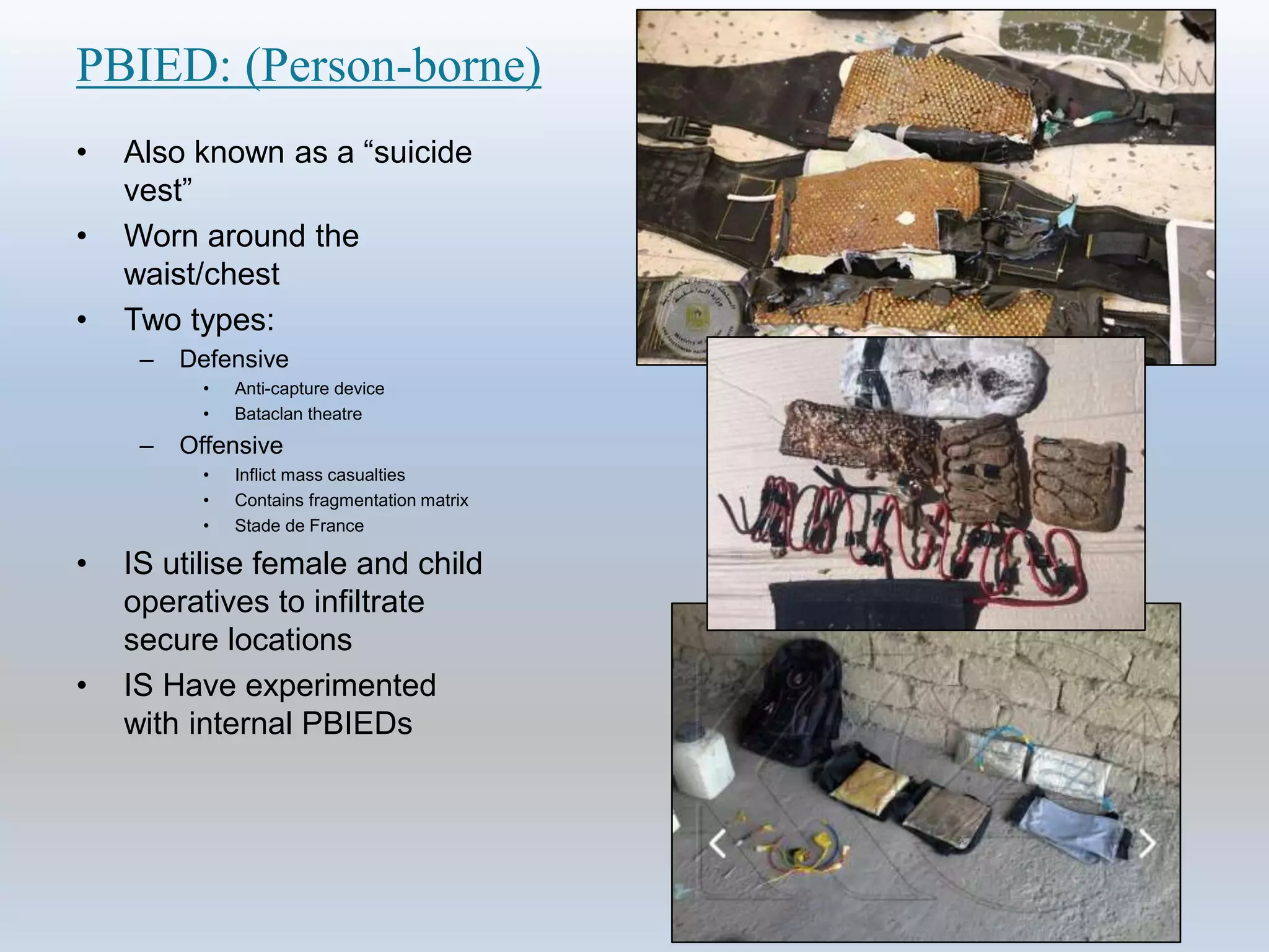 In-depth IED Awareness Training | PPTX