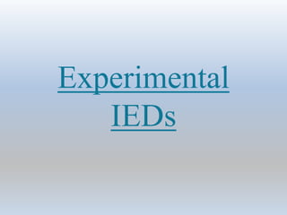 In-depth IED Awareness Training | PPTX