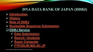 Ddbj | PPTX | Databases | Computer Software and Applications