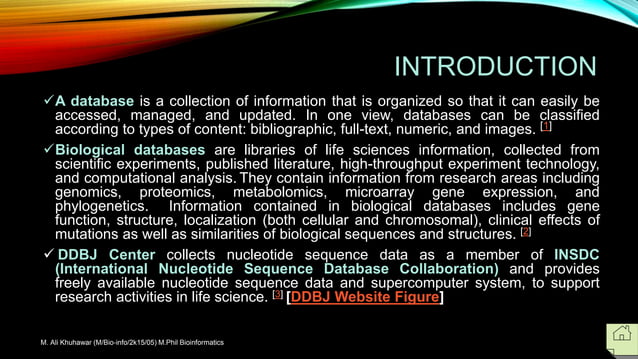 Ddbj | PPTX | Databases | Computer Software and Applications