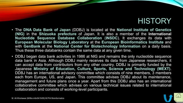 Ddbj | PPTX | Databases | Computer Software and Applications