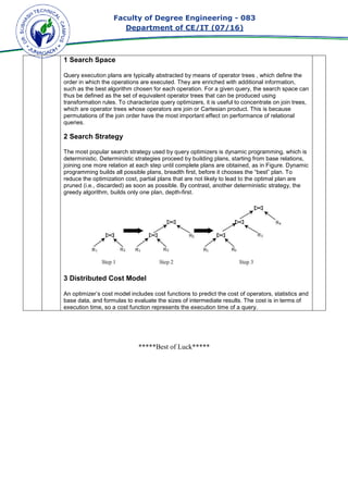 DDBMS Paper with Solution | PDF | Databases | Computer Software and Applications