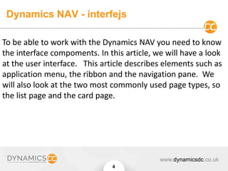 Dynamics NAV - user interface | PPTX