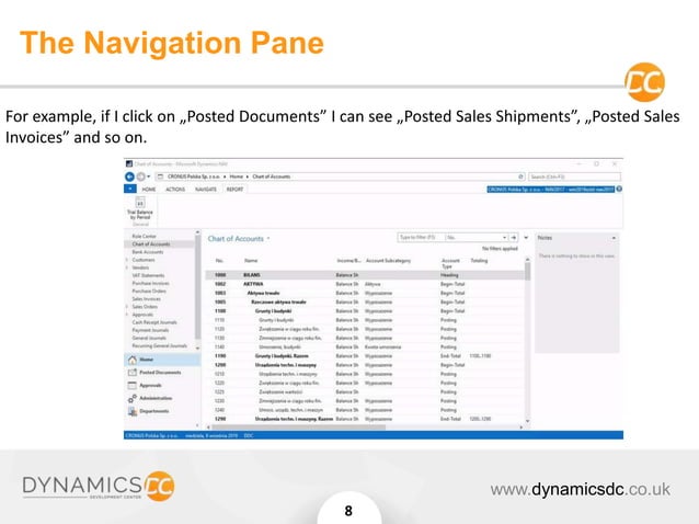 Dynamics NAV - user interface | PPTX | Computing | Technology & Computing Dynamics NAV - user interface | PPTX | Computing | Technology & Computing