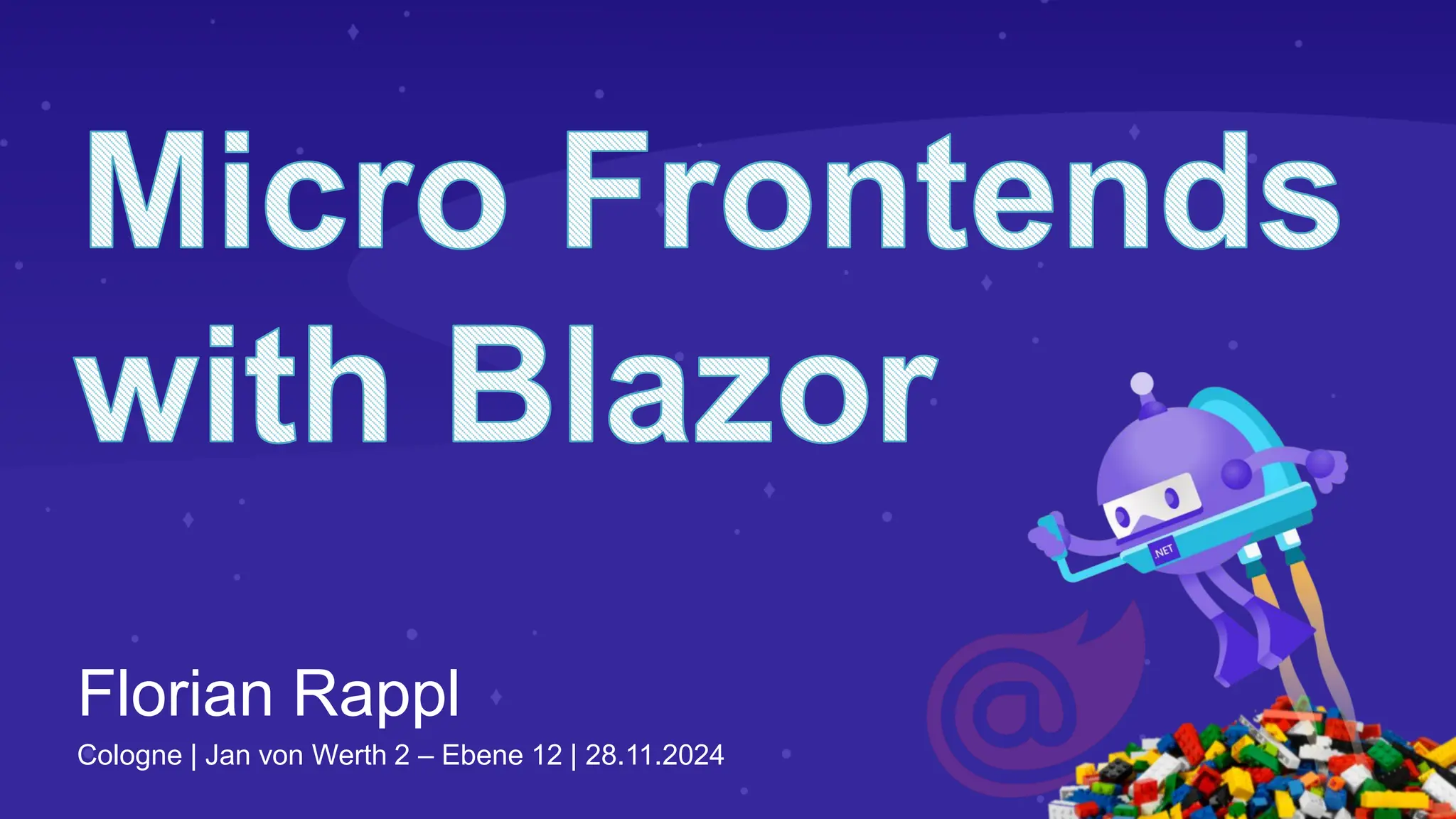 DDC 2024 - Micro Frontends with Blazor (Cologne) | PDF