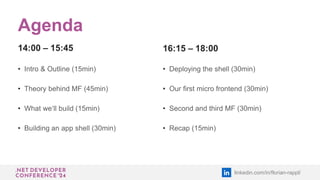 DDC 2024 - Micro Frontends with Blazor (Cologne) | PDF