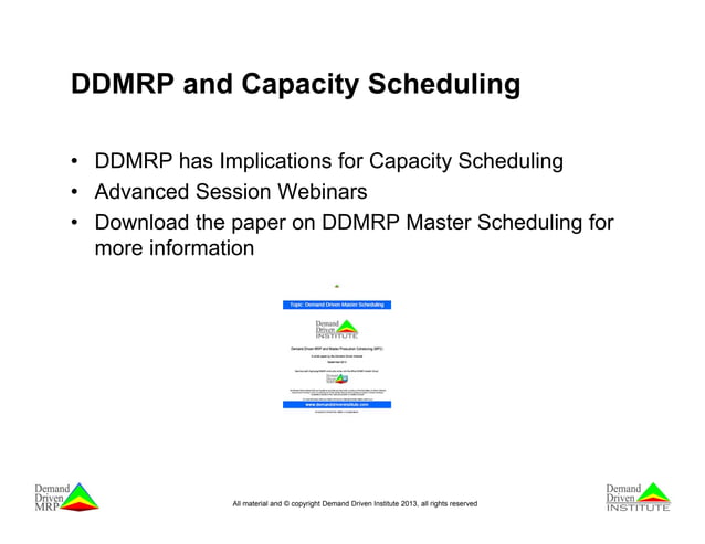 DDMRP Capacity Scheduling | PDF