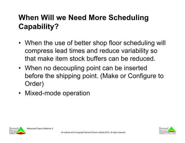 DDMRP Capacity Scheduling | PDF