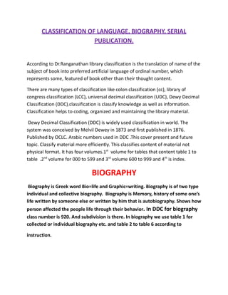 DDC classification | PDF