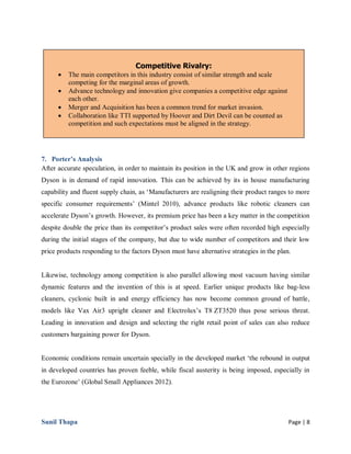 Dyson [Markets & Strategy] | PDF