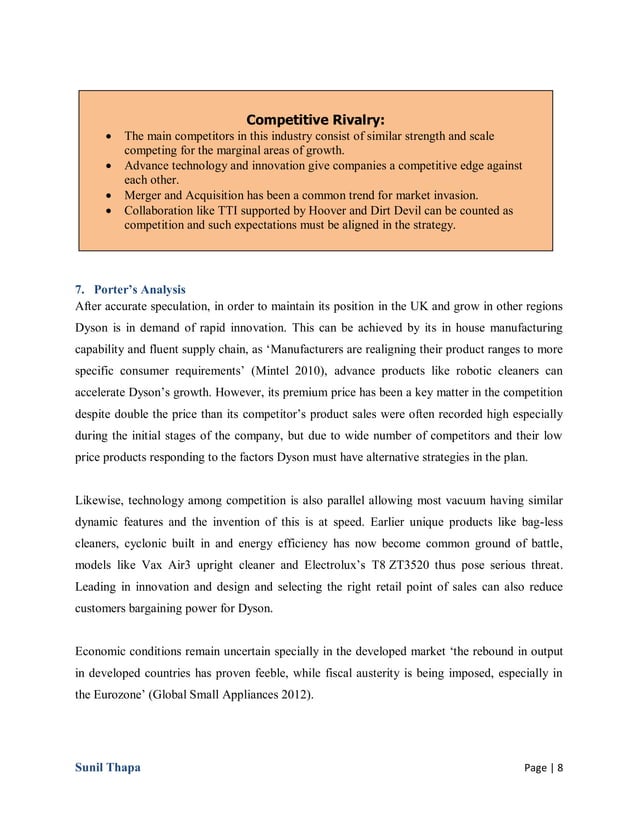 Dyson [Markets & Strategy] | PDF | Home Appliances | Home & Garden