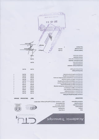 CAD1 Transcript CTU 1st year | PDF