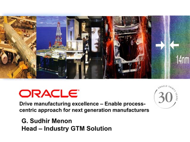 BPM for Manufacturing (Business Process-Centric Manufacturing) v4 | PPT