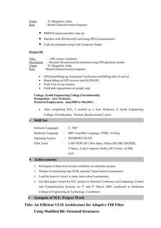 CV-Nidhin | PDF