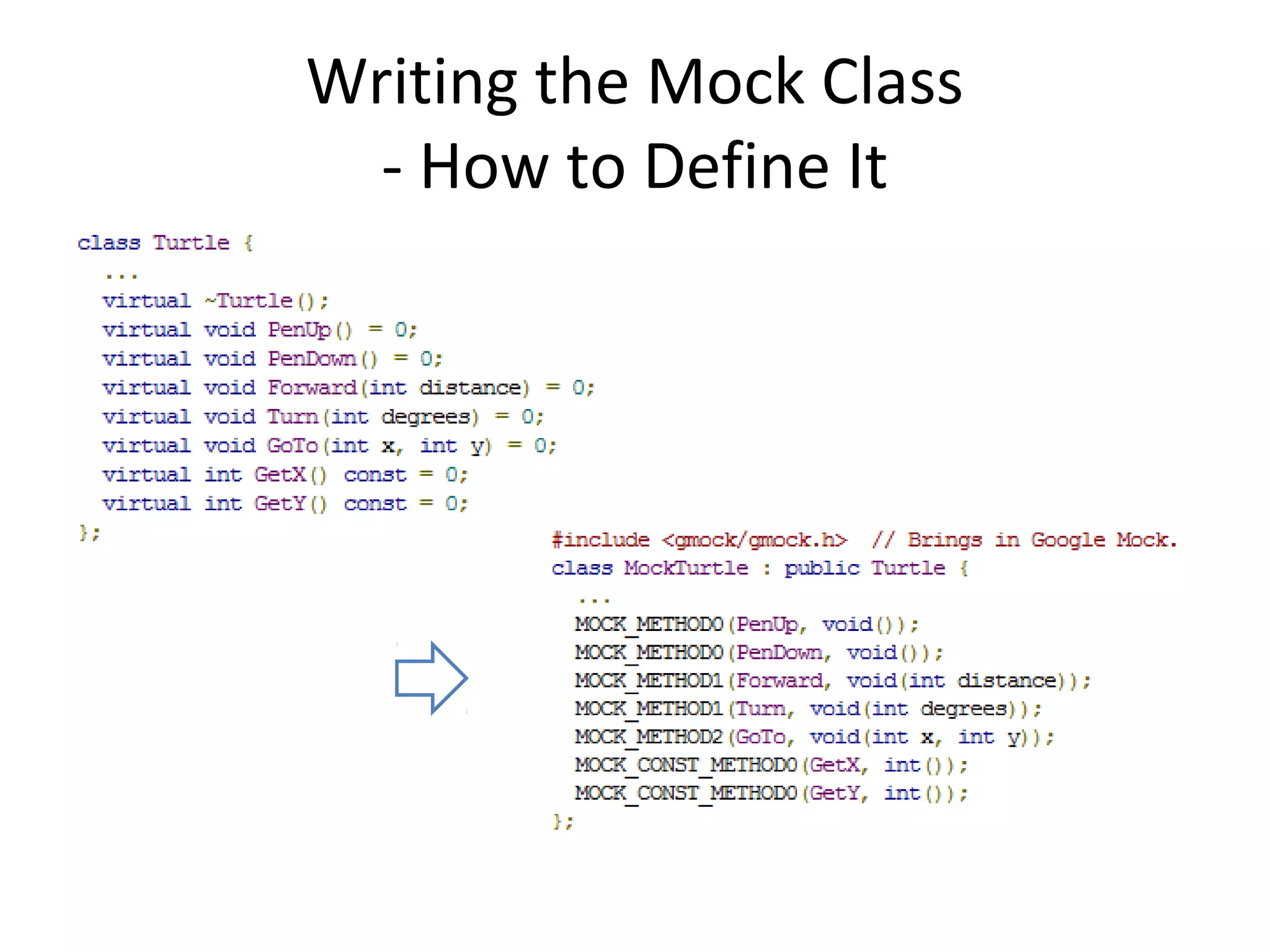 Google mock for dummies | PPT