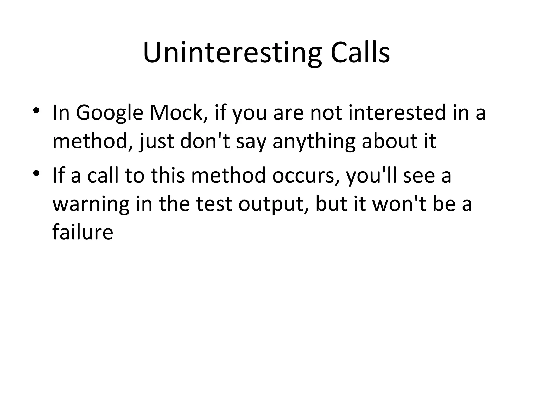 Google mock for dummies | PPT