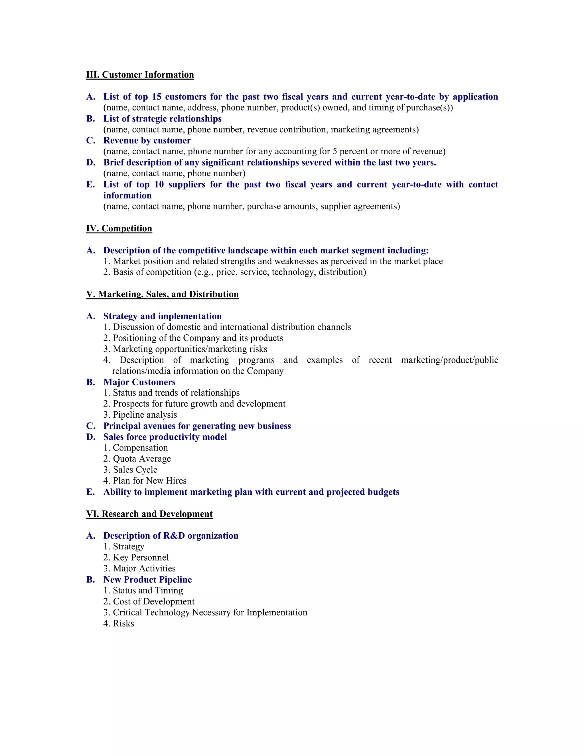 DD checklist | PDF