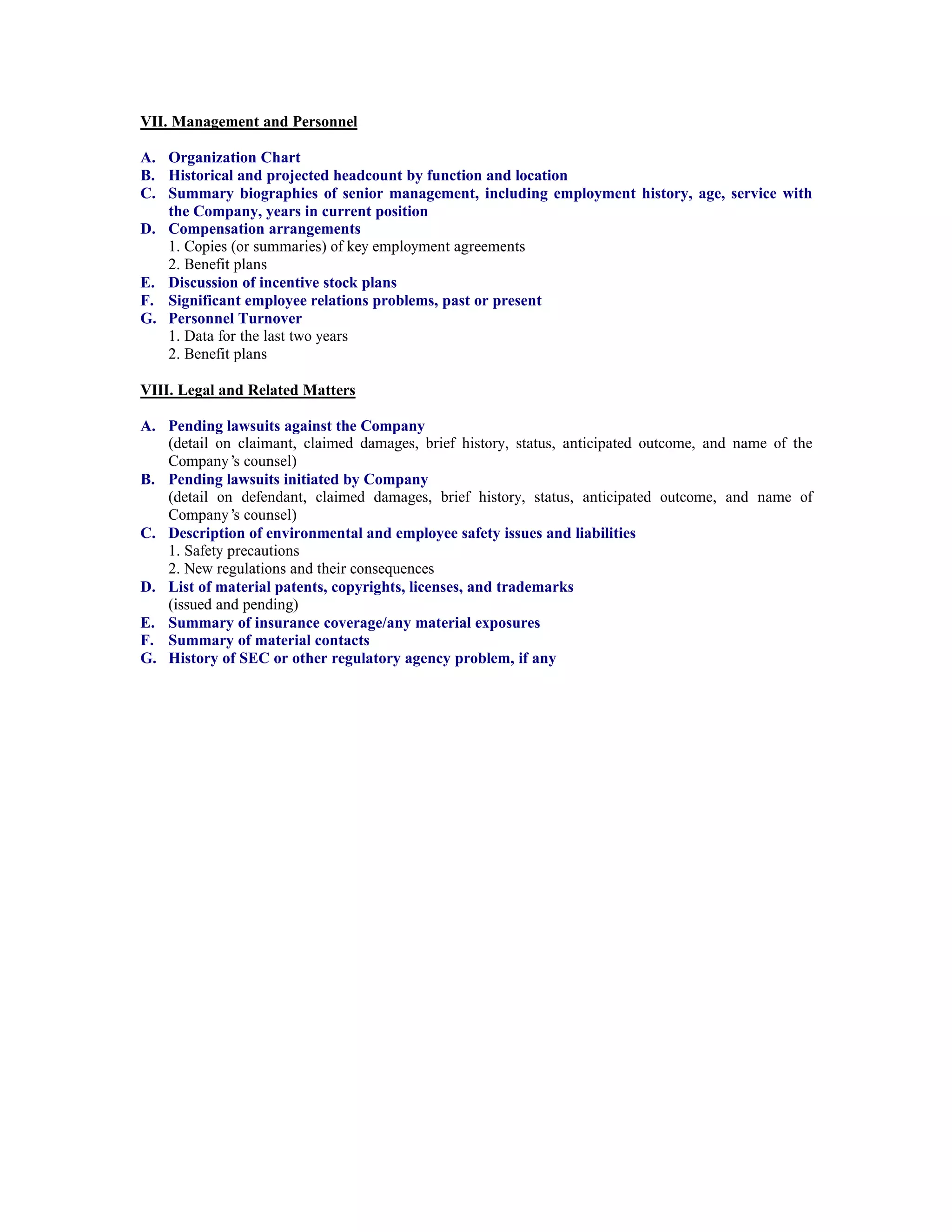 DD checklist | PDF