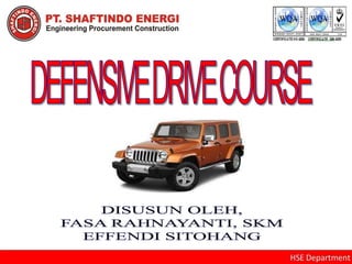 Materi Defensive Drive | PPTX