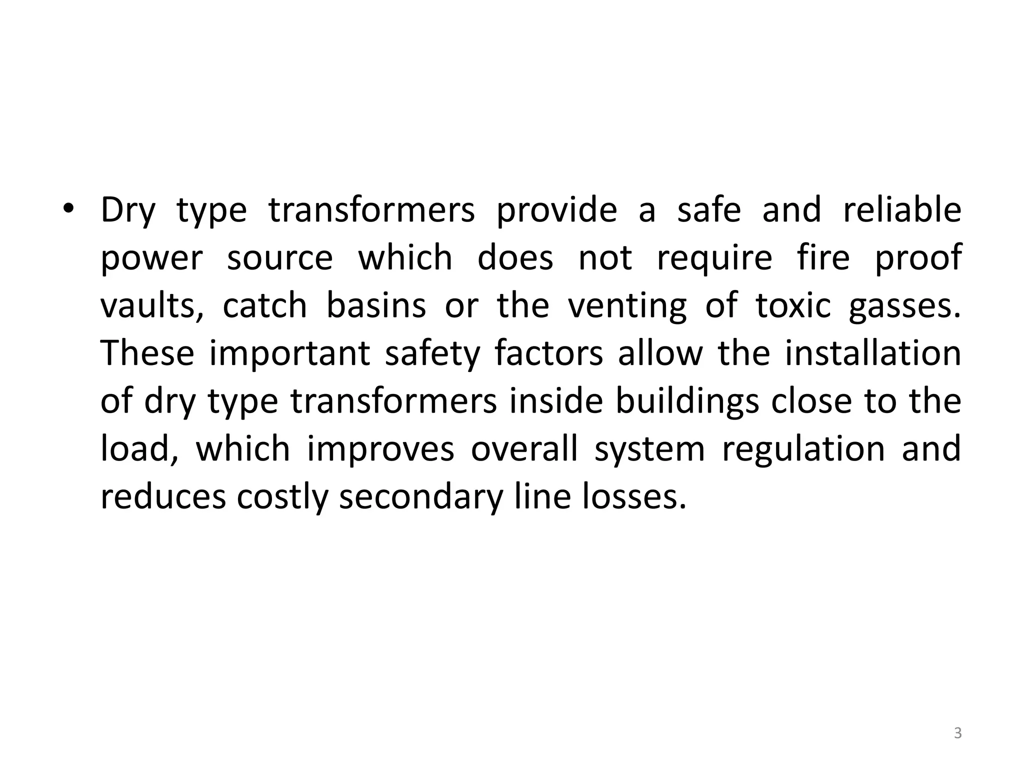 Dry Type Transformer | PPTX