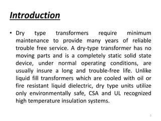 Dry Type Transformer | PPTX