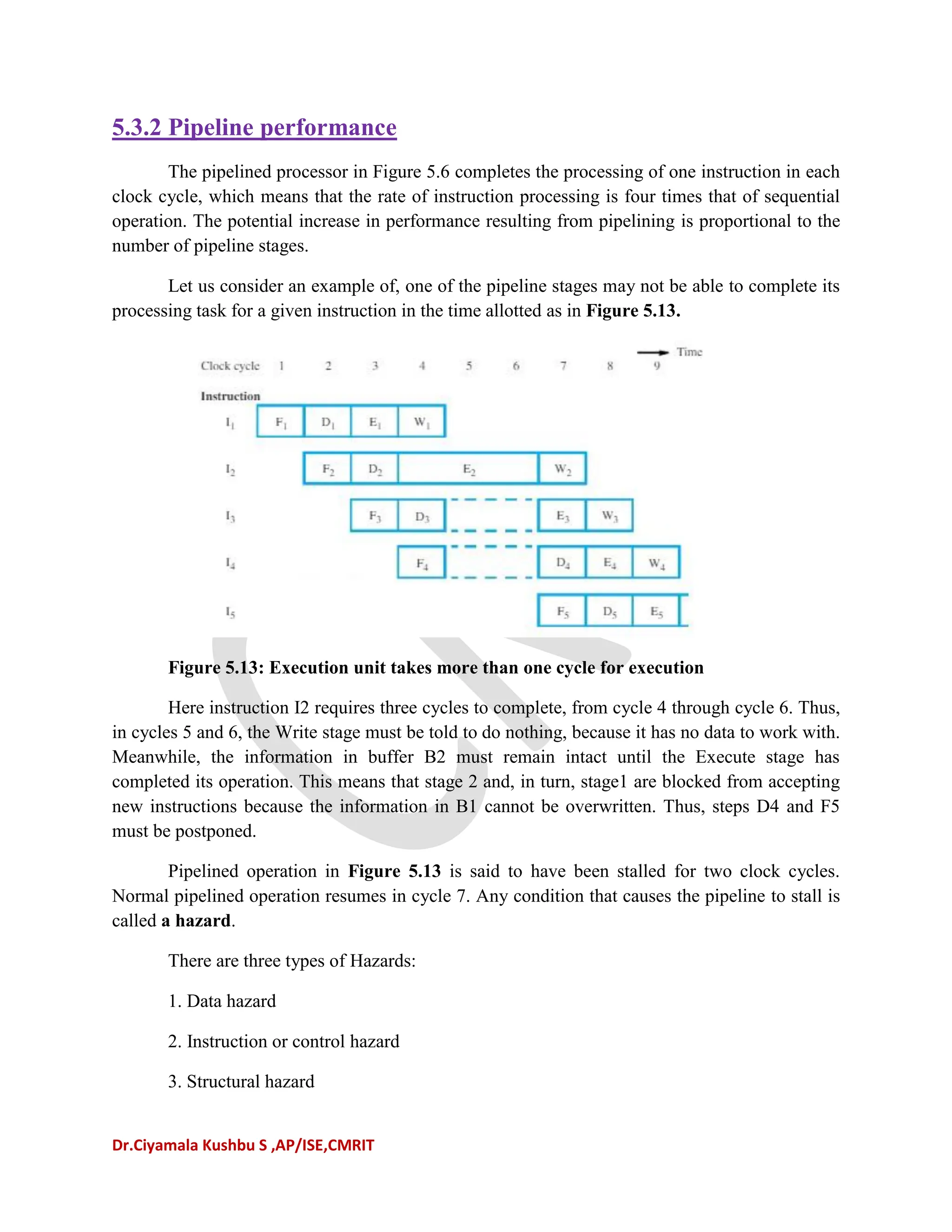 BCS302-DDCO-basic processing unit-Module 5- VTU 2022 scheme-DDCO-pdf | PDF