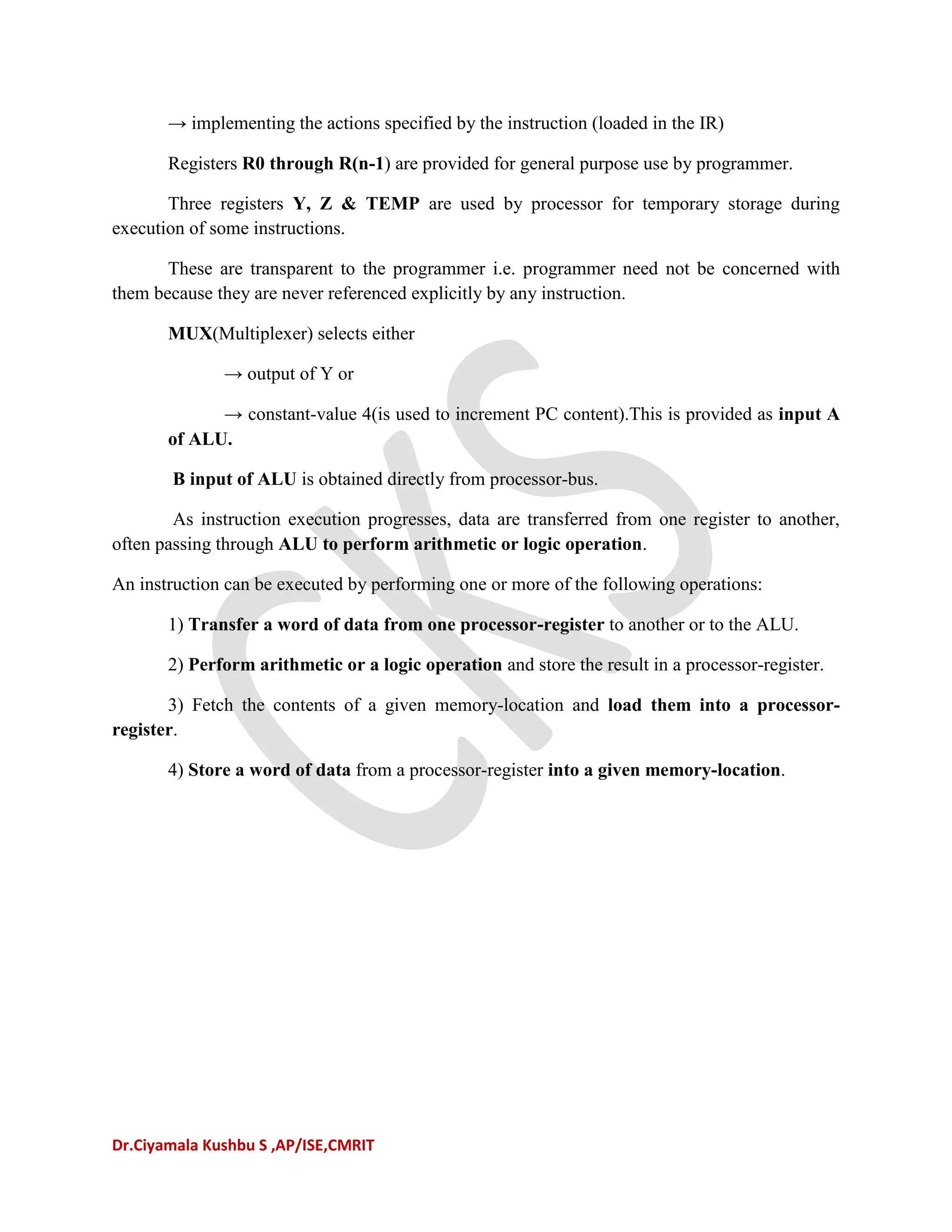 BCS302-DDCO-basic processing unit-Module 5- VTU 2022 scheme-DDCO-pdf | PDF