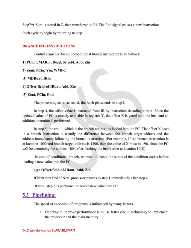 BCS302-DDCO-basic processing unit-Module 5- VTU 2022 scheme-DDCO-pdf | PDF