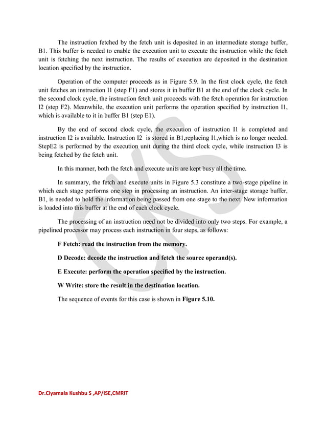 BCS302-DDCO-basic processing unit-Module 5- VTU 2022 scheme-DDCO-pdf | PDF